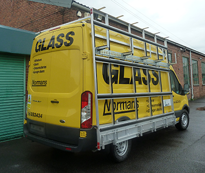 Supertrucks - Our latest van conversion for Normans Glass
